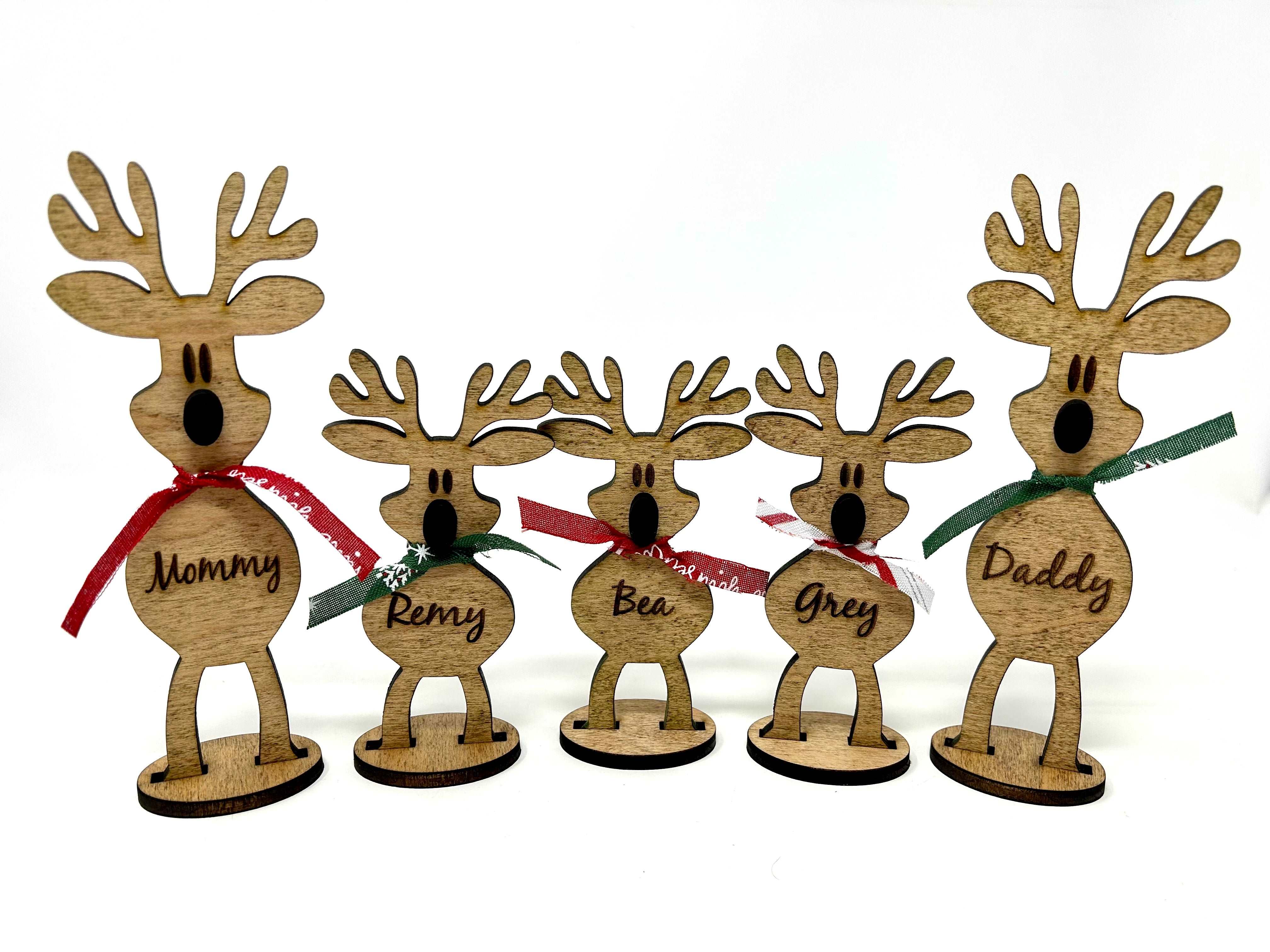 Standup Reindeer Christmas Decorations